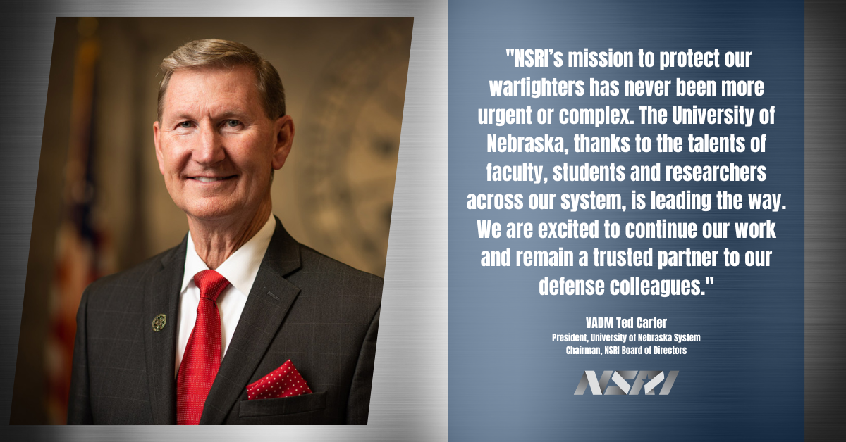 NU President Carter elected chairman of NSRI Board of Directors